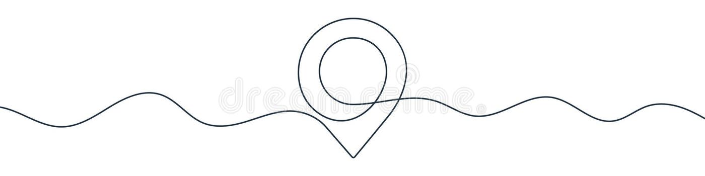 Gps Continuous Line Drawing Stock Illustrations – 183 Gps Continuous ...