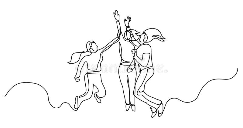 High Fiving Stock Illustrations – 38 High Fiving Stock Illustrations ...