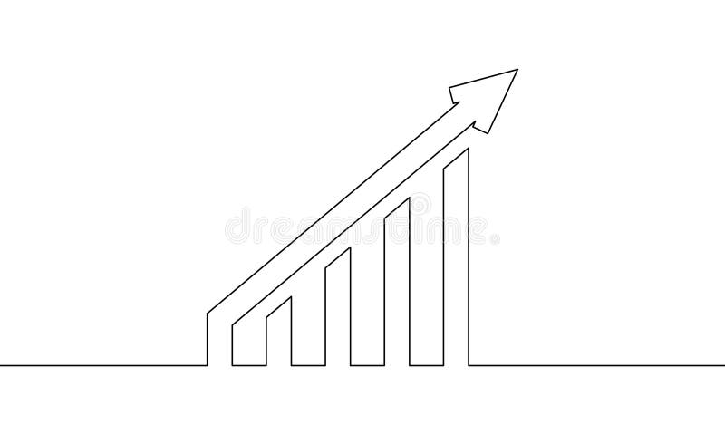 Line Drawing Arrow Chart Up Stock Illustrations – 788 Line Drawing ...