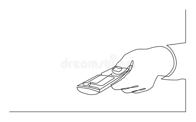 Remote Control Line Drawing Stock Illustrations – 1,208 Remote Control ...