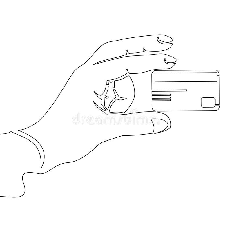 Line Drawing Bank Card Stock Illustrations – 1,045 Line Drawing Bank ...