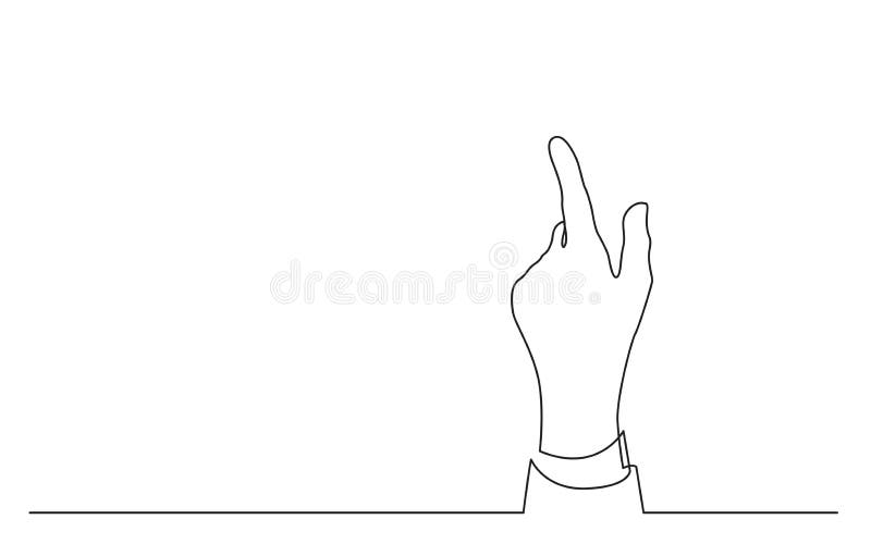 Hands Pointing Line Drawing Stock Illustrations – 655 Hands Pointing ...