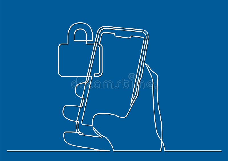 Continuous Line Drawing of Hand Using Modern Mobile Phone with Security ...