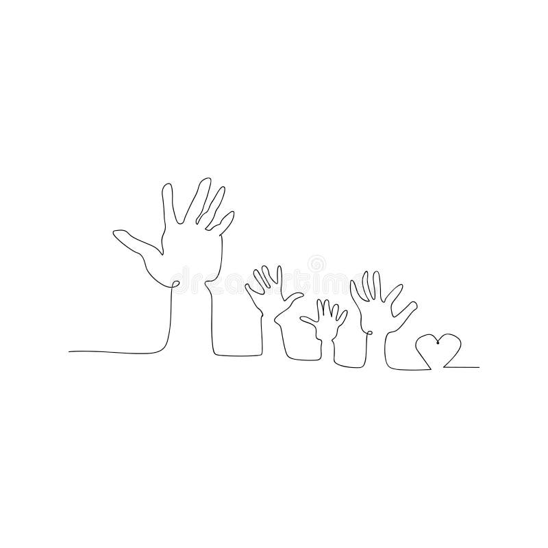 Continuous Line Drawing Shake Hands Stock Illustrations – 96 Continuous ...