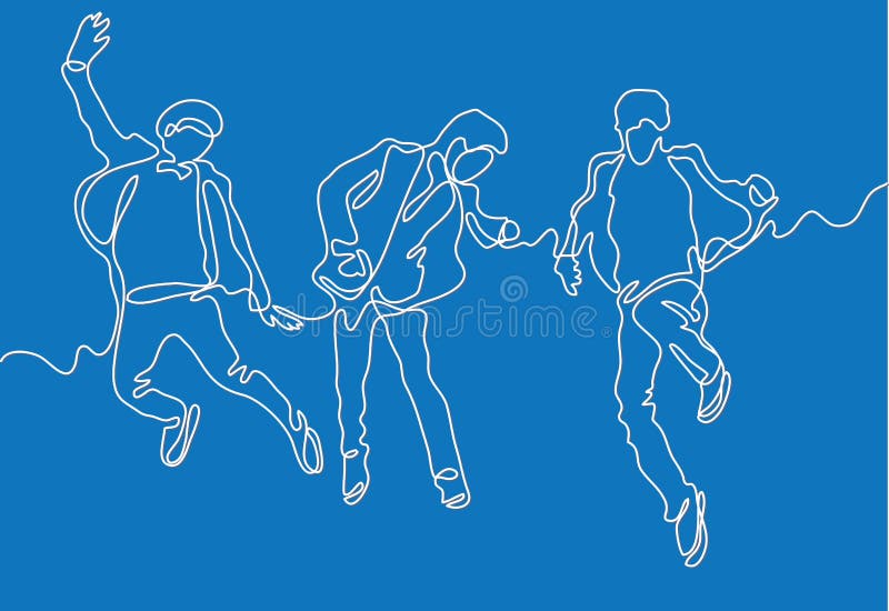 Line Drawing Happy Team Stock Illustrations – 2,397 Line Drawing Happy ...