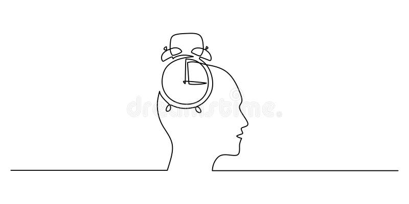 Clock Person Line Drawing Stock Illustrations – 1,972 Clock Person Line ...