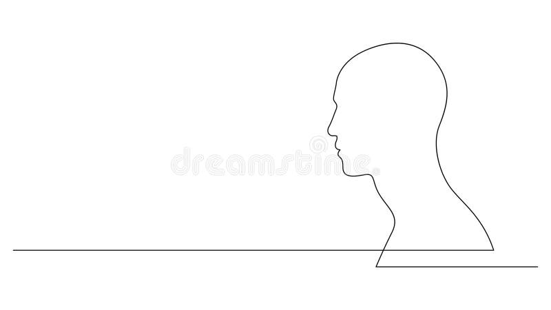 Human Head Contour Stock Illustrations – 36,638 Human Head Contour ...