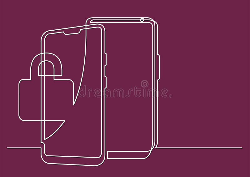 Cyber Security Line Drawing Stock Illustrations – 1,932 Cyber Security ...