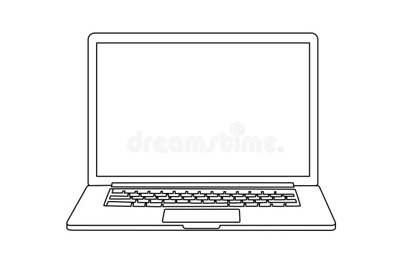 Laptop Drawing Stock Illustrations – 45,714 Laptop Drawing Stock ...