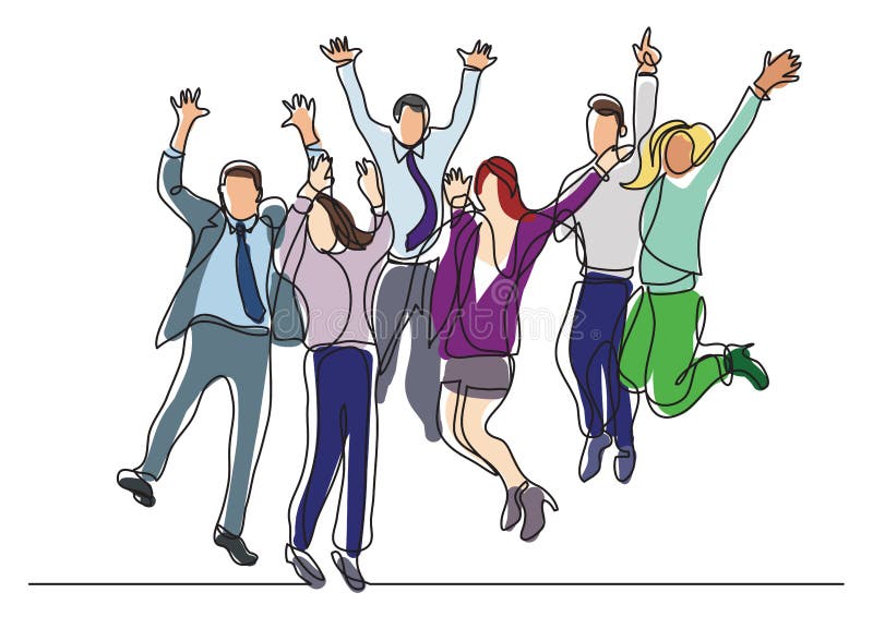 People Line Drawing Waving Stock Illustrations – 294 People Line ...
