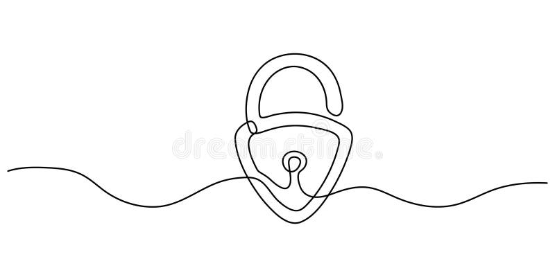 Line Drawing Lock Stock Illustrations – 7,162 Line Drawing Lock Stock ...