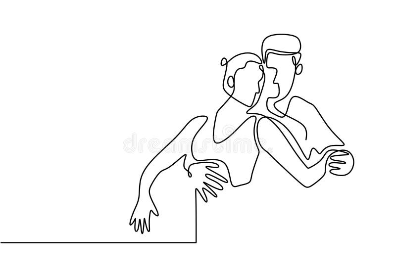 Continuous Line Drawings Emotions Stock Illustrations – 6 Continuous ...