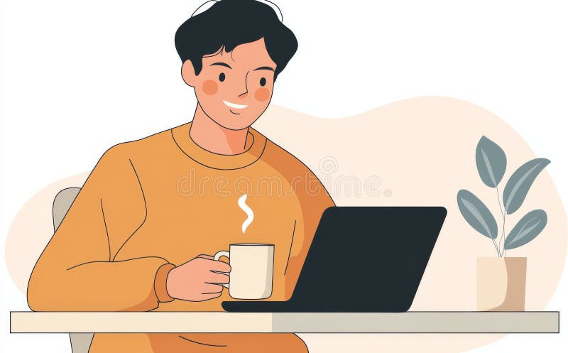 Reading Computer Line Drawing Stock Illustrations – 723 Reading ...