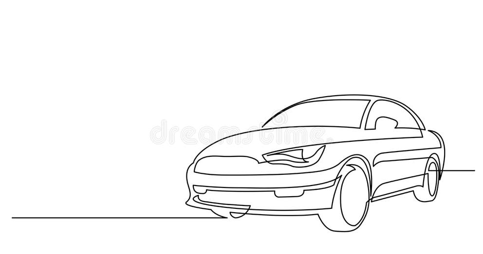 One Line Drawing Driving Stock Illustrations – 384 One Line Drawing ...
