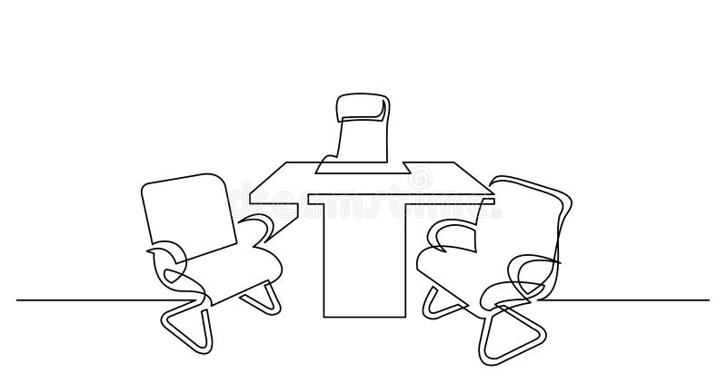 Drawing of Executive Leading Corporate Briefing with Diverse Employees ...