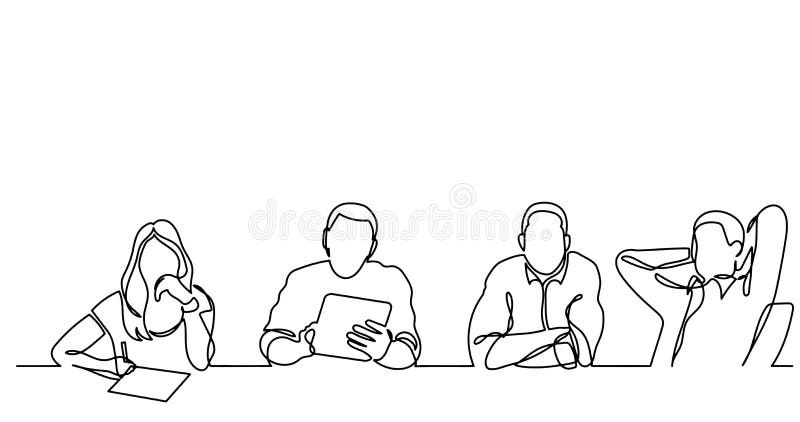 Continuous Line Workers Stock Illustrations – 1,282 Continuous Line ...