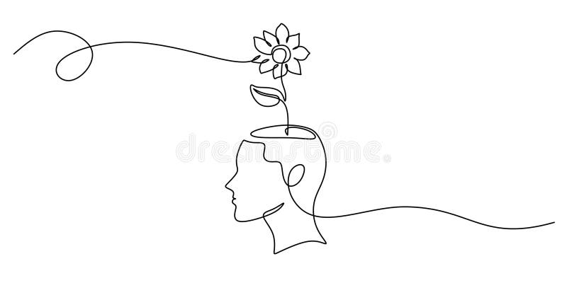 Line Drawing Open Mind Stock Illustrations – 343 Line Drawing Open Mind ...