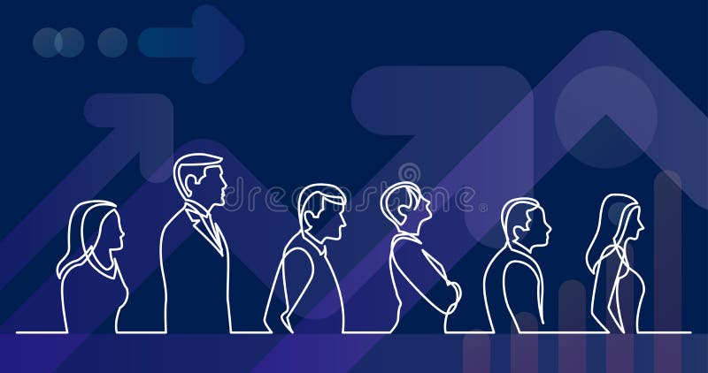 Continuous Line Walker Stock Illustrations – 89 Continuous Line Walker ...