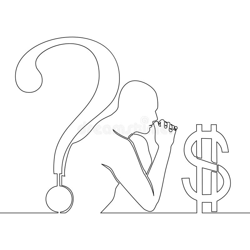 Worry Continuous Line Drawing Stock Illustrations – 110 Worry Continuous Line Drawing Stock ...