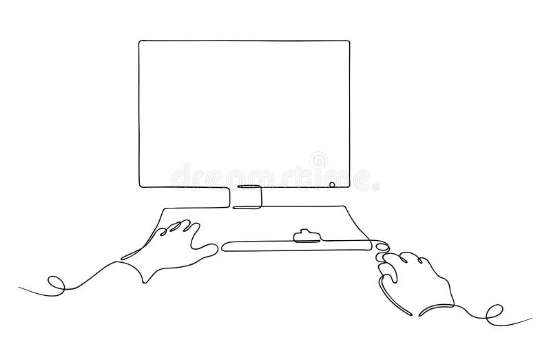 Continuous Line Team Working Stock Illustrations – 189 Continuous Line ...