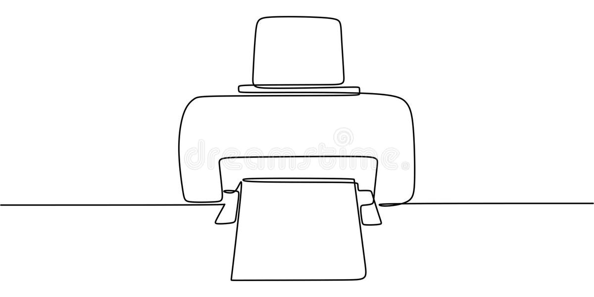 Printer Drawing Stock Illustrations – 5,559 Printer Drawing Stock ...