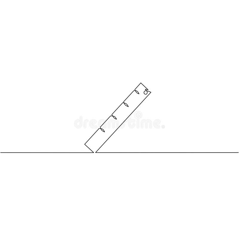 Continuous Line Ruler Stock Illustrations – 75 Continuous Line Ruler ...