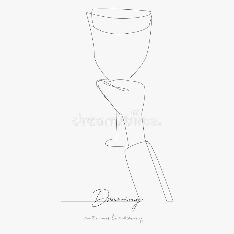 Continuous Line Drawing. Drawing. Simple Vector Illustration. Drawing ...