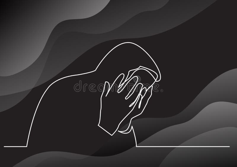 Line Drawing Shame Stock Illustrations – 225 Line Drawing Shame Stock ...