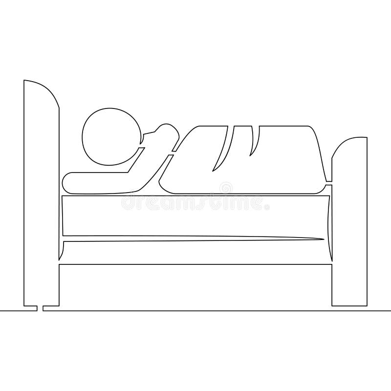 Sleep Continuous Line Drawing Stock Illustrations – 324 Sleep ...