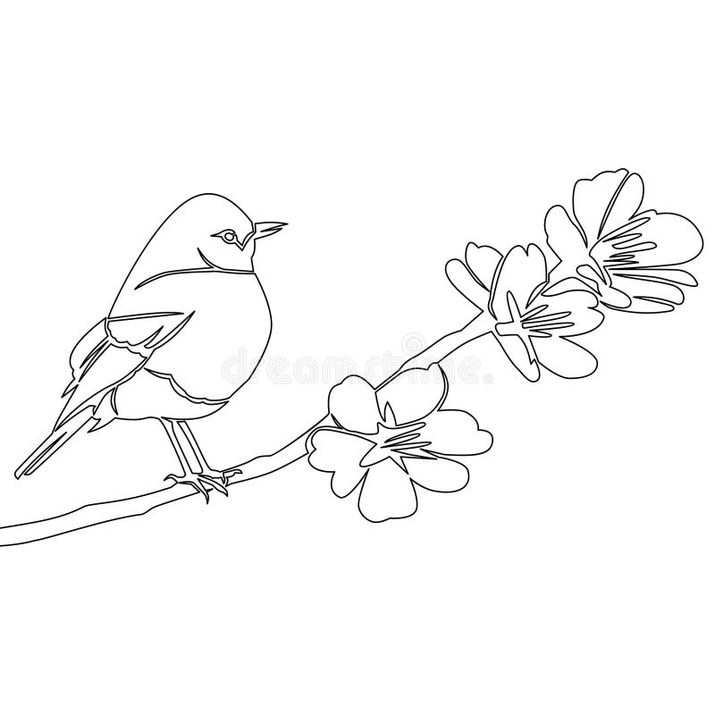 Continuous Line Drawing Tree Branch Stock Illustrations – 1,449 ...