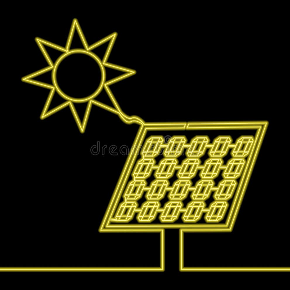 Solar Panel Line Drawing Stock Illustrations – 2,514 Solar Panel Line ...