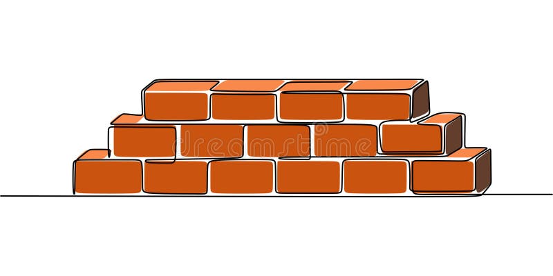 Stacking Brick Wall Drawing Word Wall / Building Brick Blank Stacking