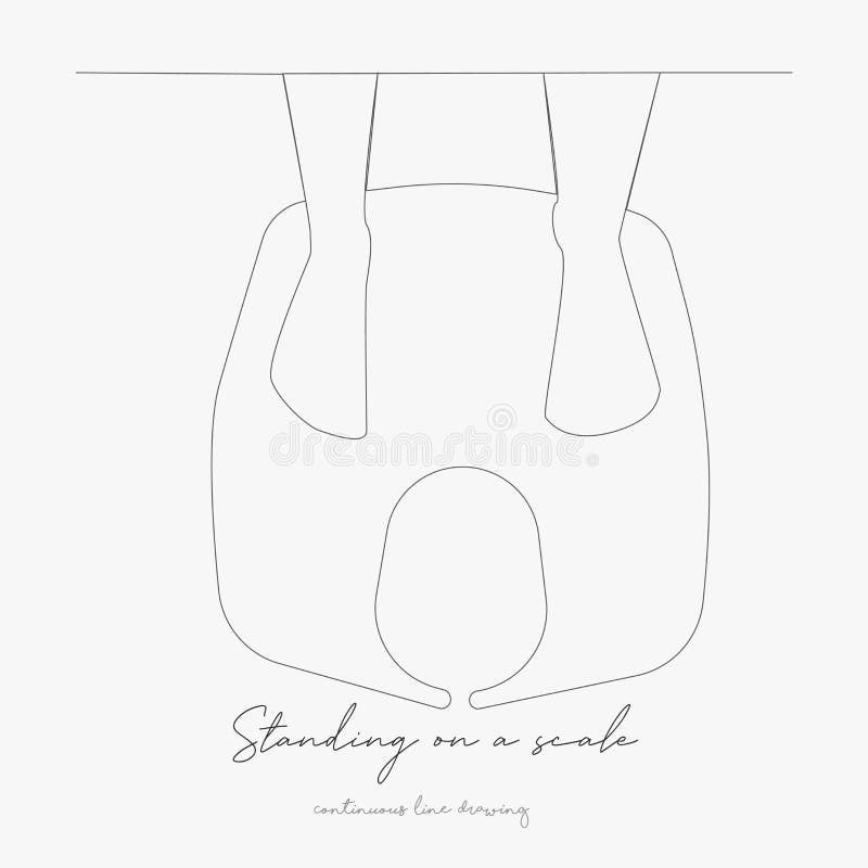 Scale Weight Line Drawing Stock Illustrations – 1,090 Scale Weight Line ...