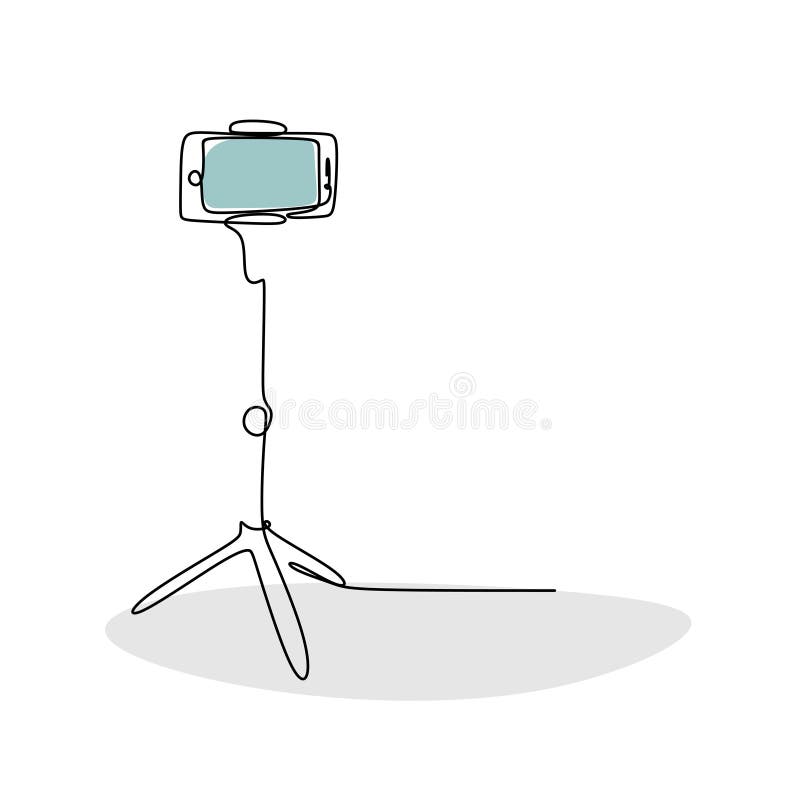 Drawing of a Stick Figure with His Head Turned Back Stock Vector ...