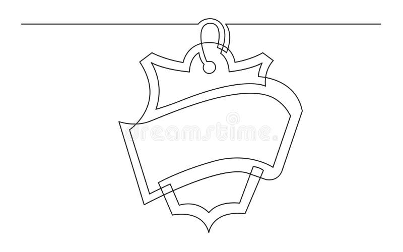 Continuous Line Drawing Price Tag Stock Illustrations – 107 Continuous ...