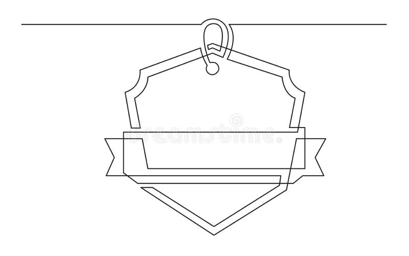 Continuous Line Drawing Price Tag Stock Illustrations – 107 Continuous ...
