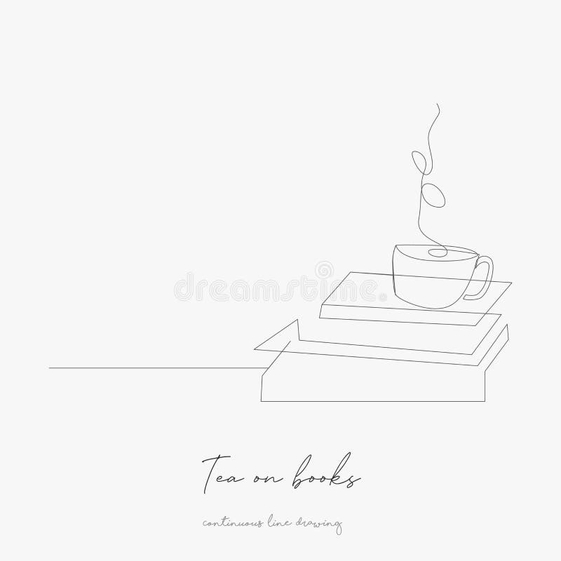 Continuous Line Drawing Tea Stock Illustrations – 1,536 Continuous Line ...