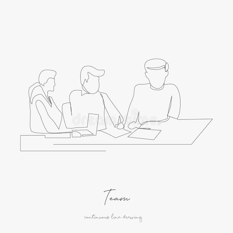 Line Drawing Team Stock Illustrations – 20,968 Line Drawing Team Stock ...