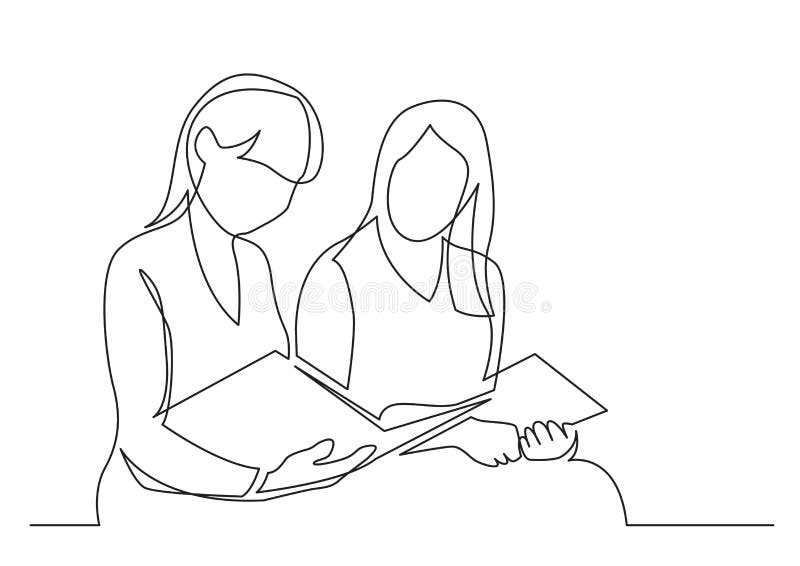 Continuous Line Drawing Education Stock Illustrations – 3,796 ...