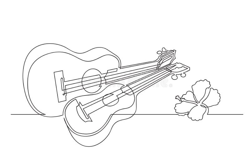 Ukulele Drawing Stock Illustrations – 705 Ukulele Drawing Stock ...