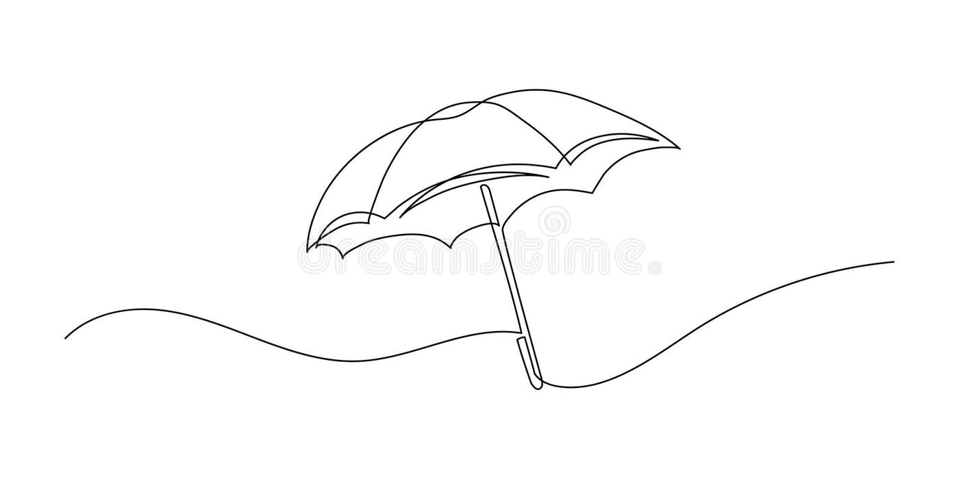 Line Drawing Umbrella Stock Illustrations – 5,074 Line Drawing Umbrella ...