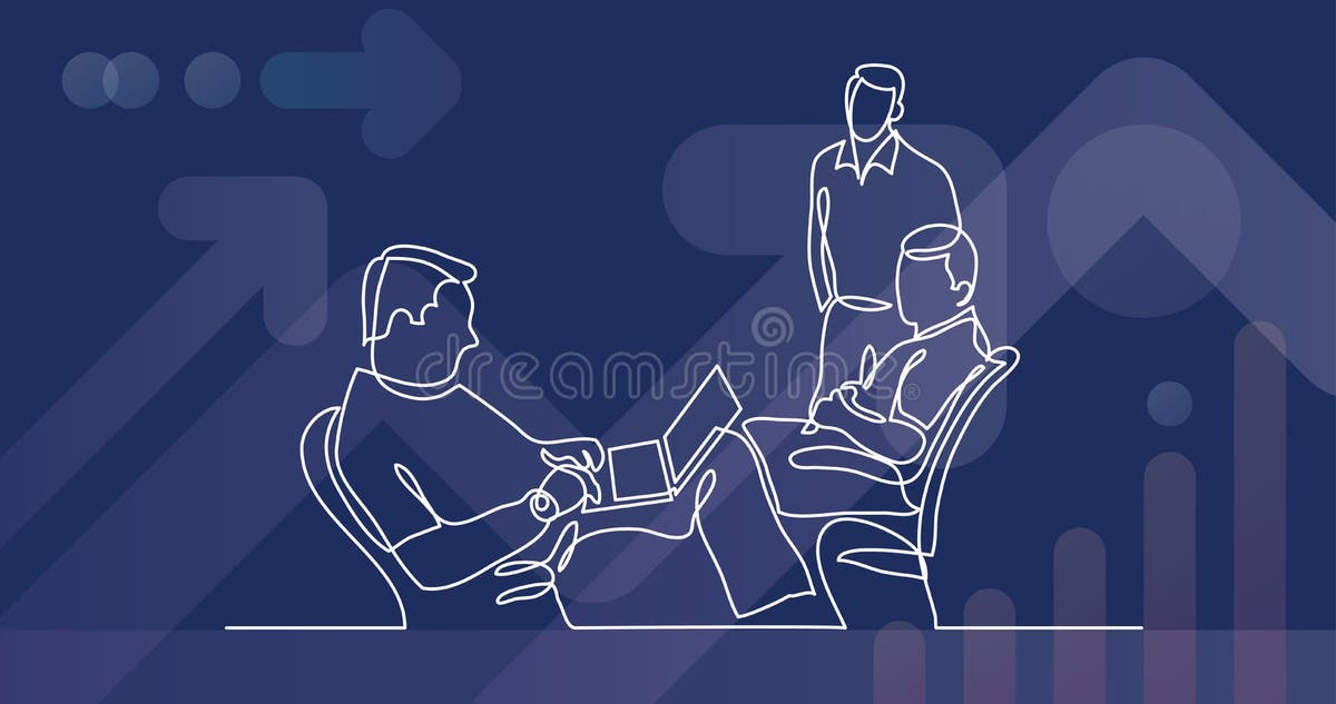 Continuous Drawing Job Interview Stock Illustrations – 107 Continuous ...