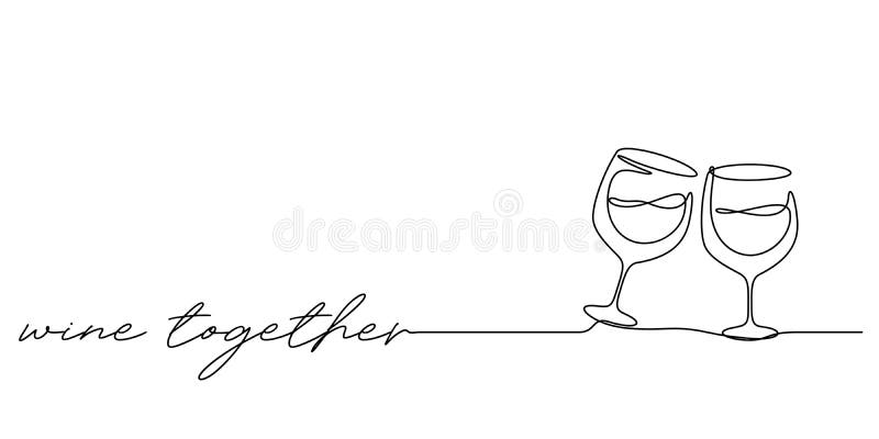 Cheers Continuous Line Drawing Stock Illustrations – 181 Cheers ...