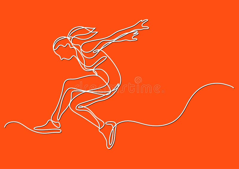 Continuous Line Drawing Moving Stock Illustrations – 462 Continuous ...