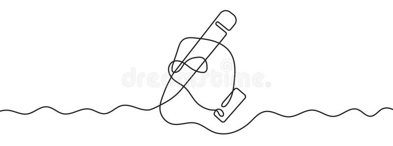 Continuous Line Drawing of Writing Hand. Single Line Hand with ...