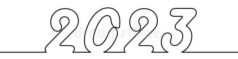 One Line Drawing 2023 Stock Illustrations – 359 One Line Drawing 2023 ...