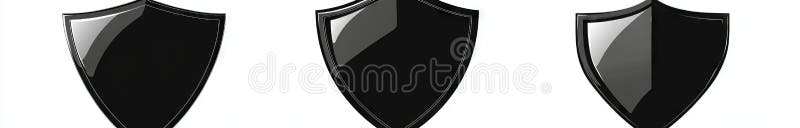 A Continuous Line Forming a Security Shield, Symbolizing Safety and ...