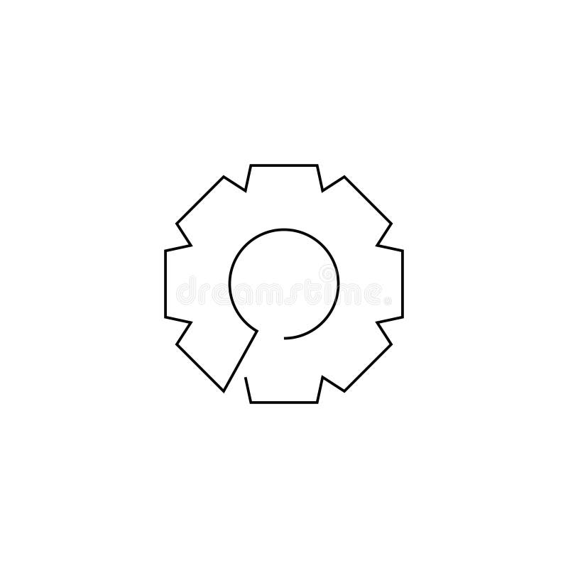 Continuous Line Gear Stock Illustrations – 628 Continuous Line Gear ...