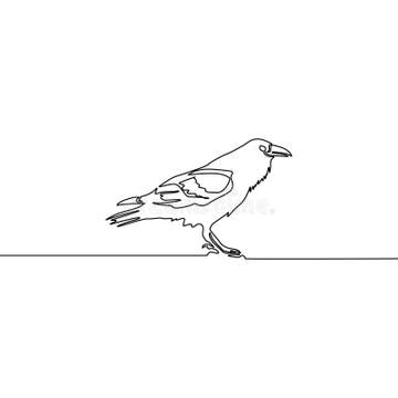 Line Raven Stock Illustrations – 4,057 Line Raven Stock Illustrations ...