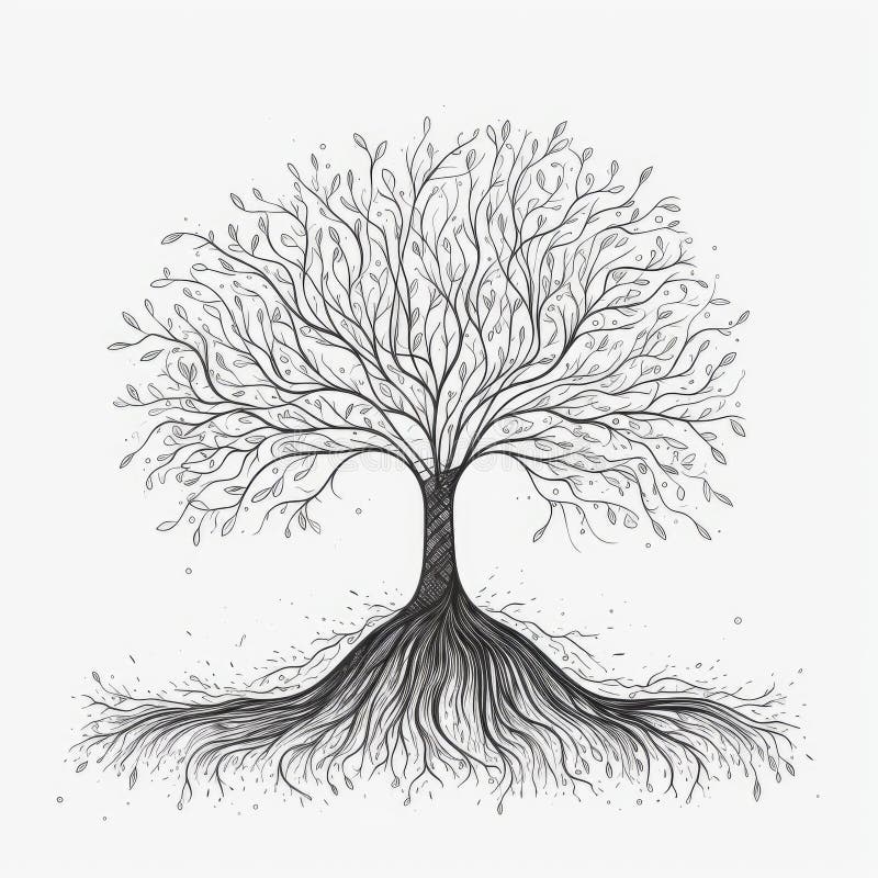 Continuous Line Sprout Growing in Spring Soil Background. Perfect for ...